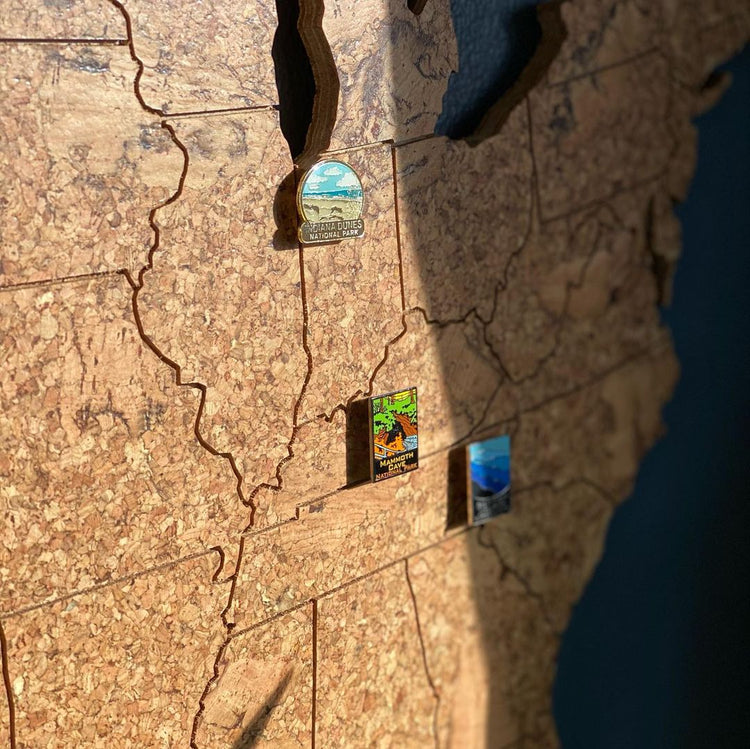 Corkboard Maps and Coasters of the US | GEO 101 Design – GEO 101 DESIGN