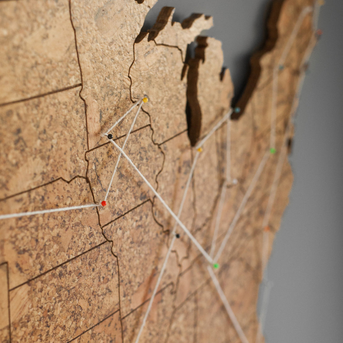 Corkboard Maps and Coasters of the US | GEO 101 Design – GEO 101 DESIGN